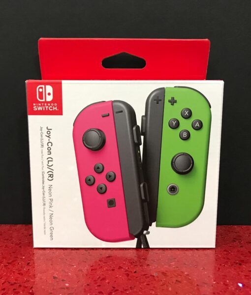 Switch Control JoyCon L/R Neon Rosa/Verde Nintendo – GameStation