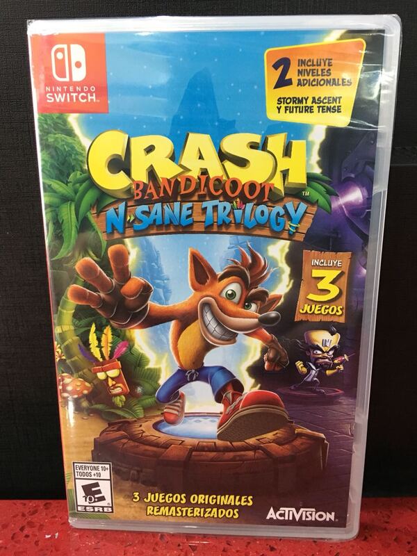 Switch Crash Bandicoot Insane Trilogy – GameStation