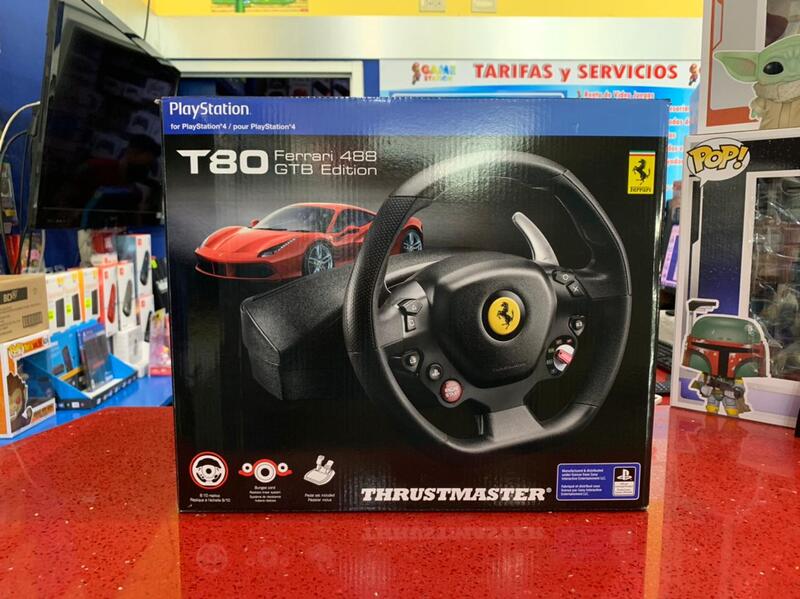 PS4 Control Wheel/Timon T80 Ferrari Racing Thrustmaster – GameStation