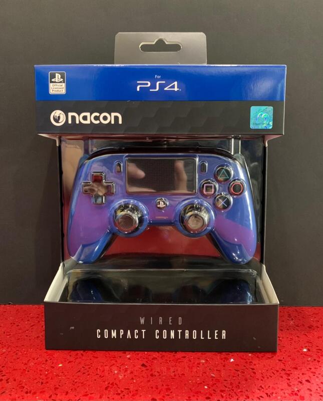 PS4 Control Alambrico Azul NACON – GameStation