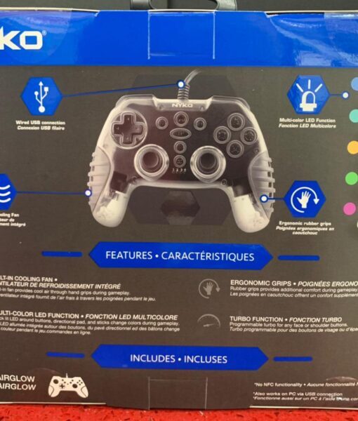 PS4 Control Alambrico LED AirGlow NYKO – GameStation