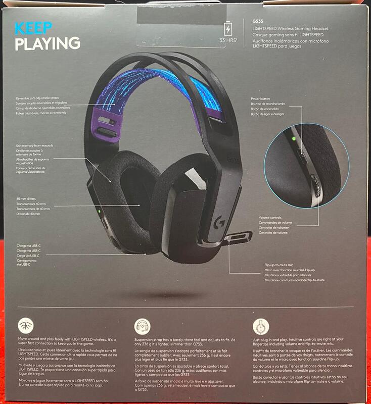 Headset Auricular Inalambrico G535 Negro Logitech – GameStation