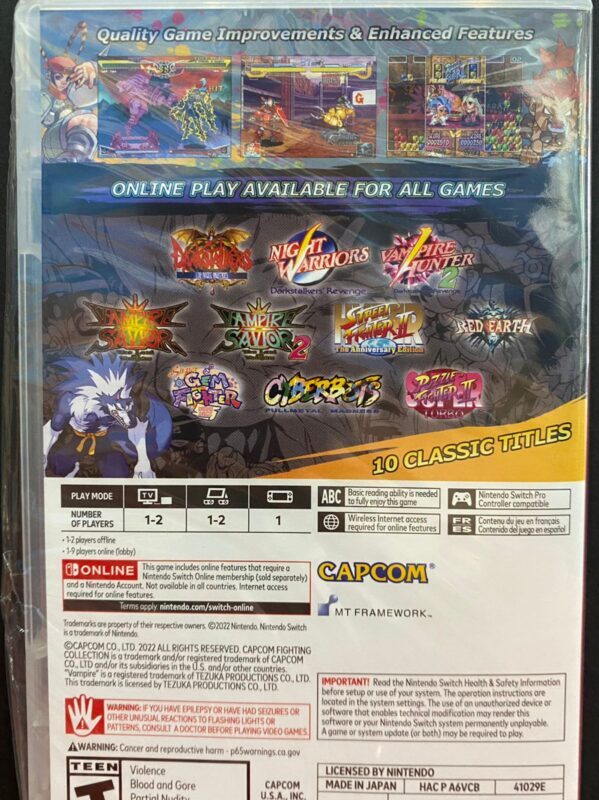 Switch Capcom Fighting Collection – GameStation