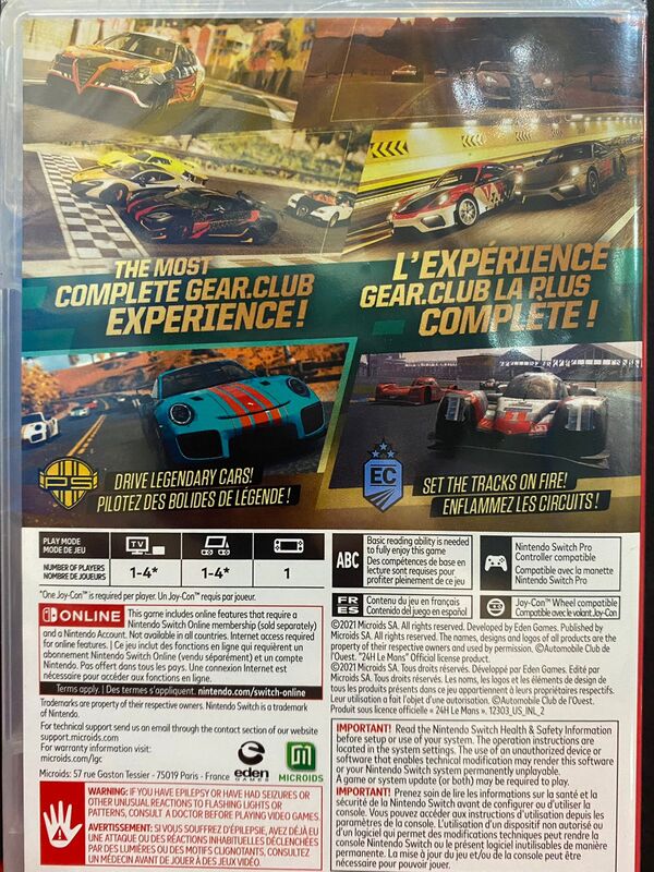 Switch Gear Club 2 Definitive Edition – GameStation