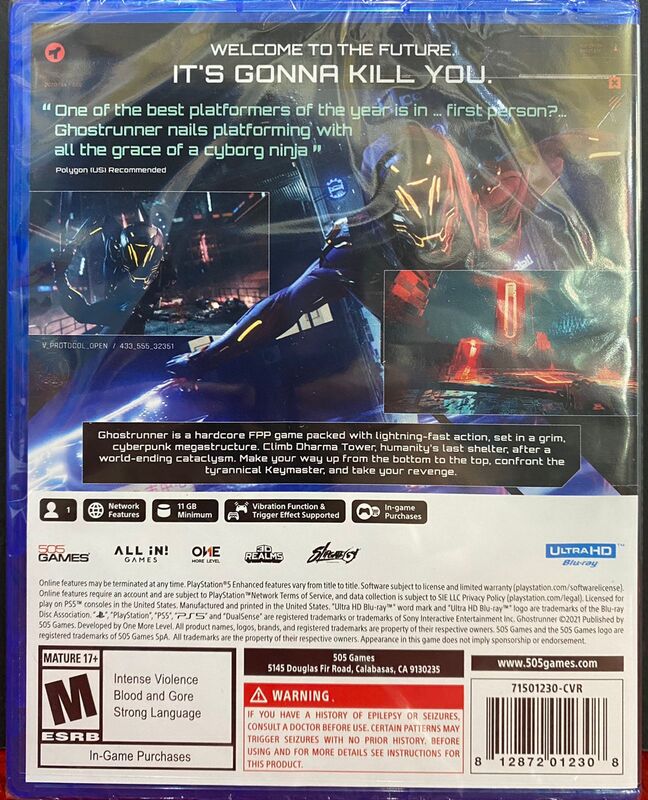 PS5 GhostRunner – GameStation