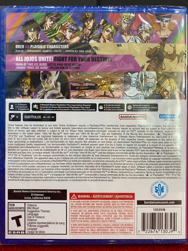PS5 JoJos Bizarre Adventure AllStar – GameStation