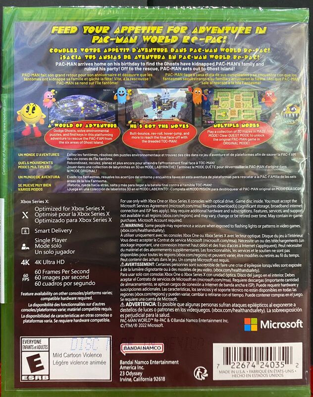 XBOX PacMan World Re-Pac – GameStation