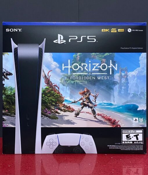 PS5 Consola 825 GB Jet White DIGITAL Horizon Bundle Sony – GameStation