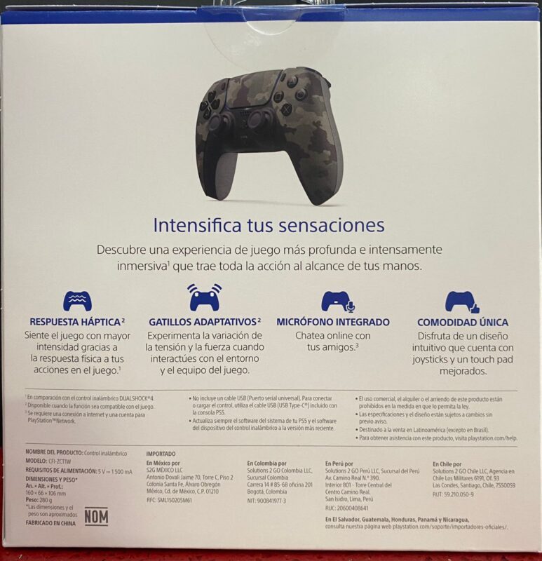 PS5 Control DualSense Verde Camouflage Sony – GameStation