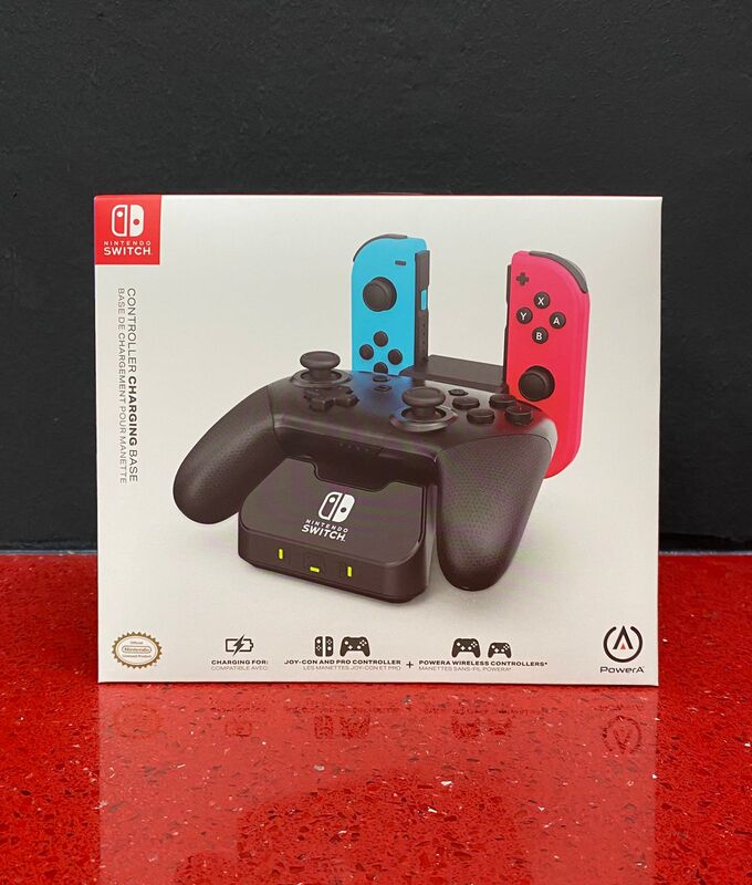 Switch Cargador para control Charging Base PowerA – GameStation