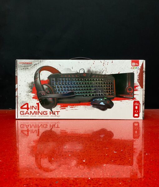 Teclado RGB, Mouse, Auricular y Mouse Pad Gaming Kit 4 en 1 HyperGear ...
