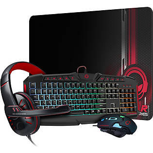 Teclado RGB, Mouse, Auricular y Mouse Pad Gaming Kit 4 en 1 HyperGear ...