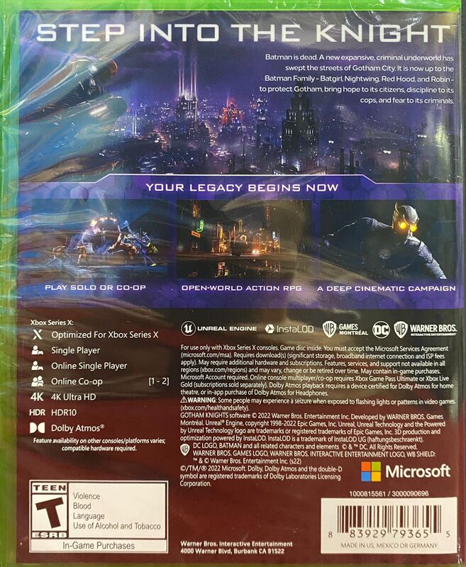 XBOX Gotham Knights – GameStation