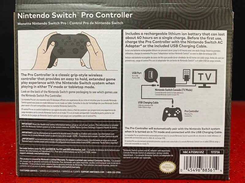 Switch Control PRO Inalambrico ZELDA TOTK Nintendo – GameStation