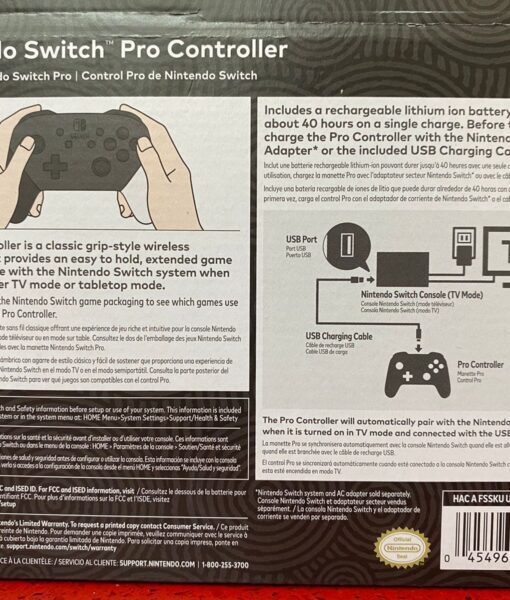 Switch Control PRO Inalambrico ZELDA TOTK Nintendo – GameStation