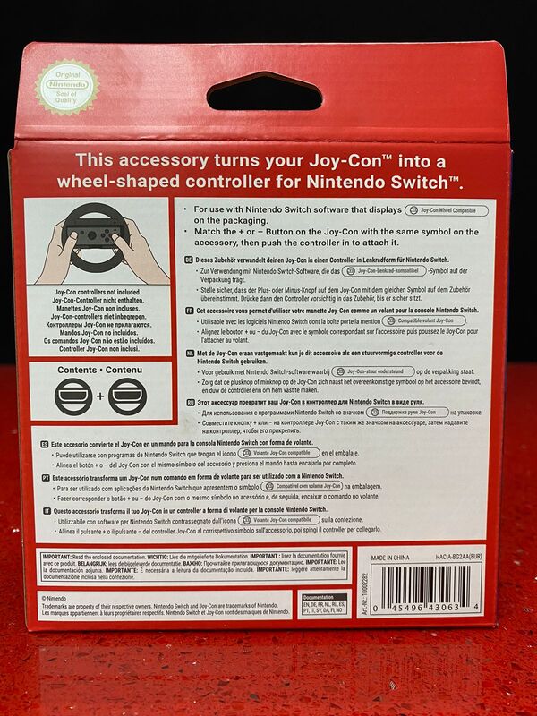 Switch Control tipo Wheel/Timon 2 pack Nintendo – GameStation