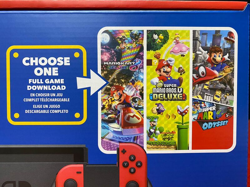 Switch Consola 32 gb REVISION Choose A Mario Bundle Nintendo – GameStation