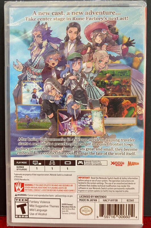 Switch Rune Factory 5 – GameStation