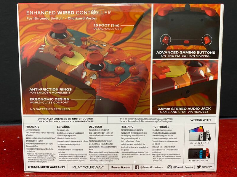 Switch Control Alambrico Charizard PowerA – GameStation