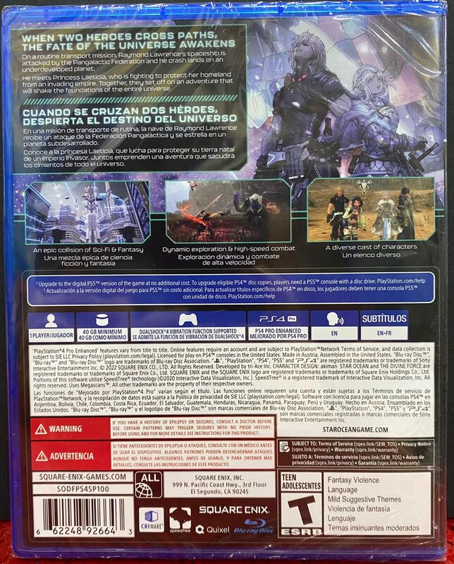 PS4 Star Ocean The Divine Force – GameStation