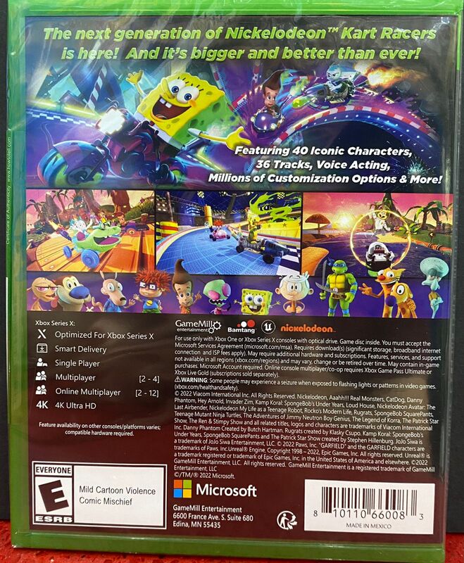 XBOX Nickelodeon Kart Racers 3 – GameStation