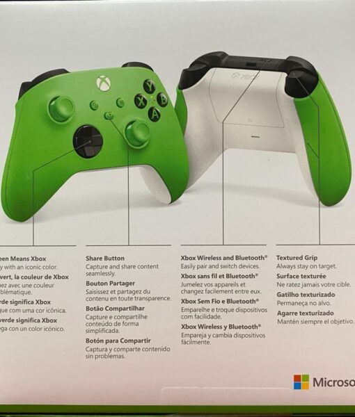 XBOX Control Inalambrico Verde Velocity Microsoft – GameStation
