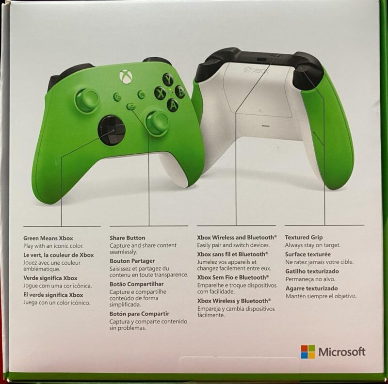 XBOX Control Inalambrico Verde Velocity Microsoft – GameStation