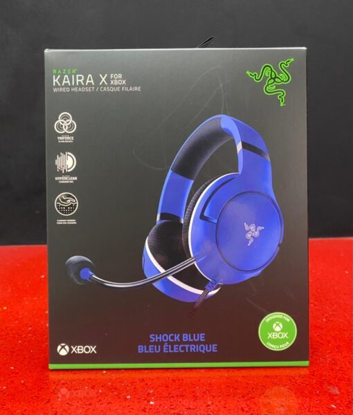 XBOX Headset Auricular Kaira X Alambrico 3.5mm Shock Blue Razer ...