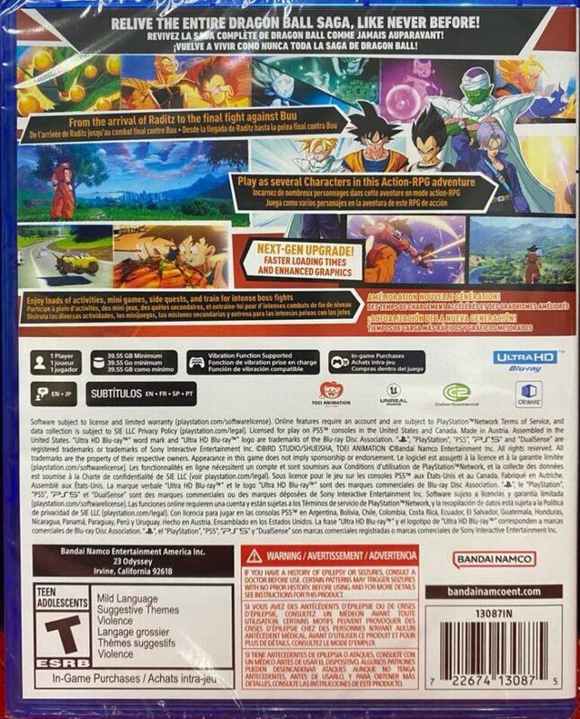 PS5 Dragon Ball Z Kakarot – GameStation