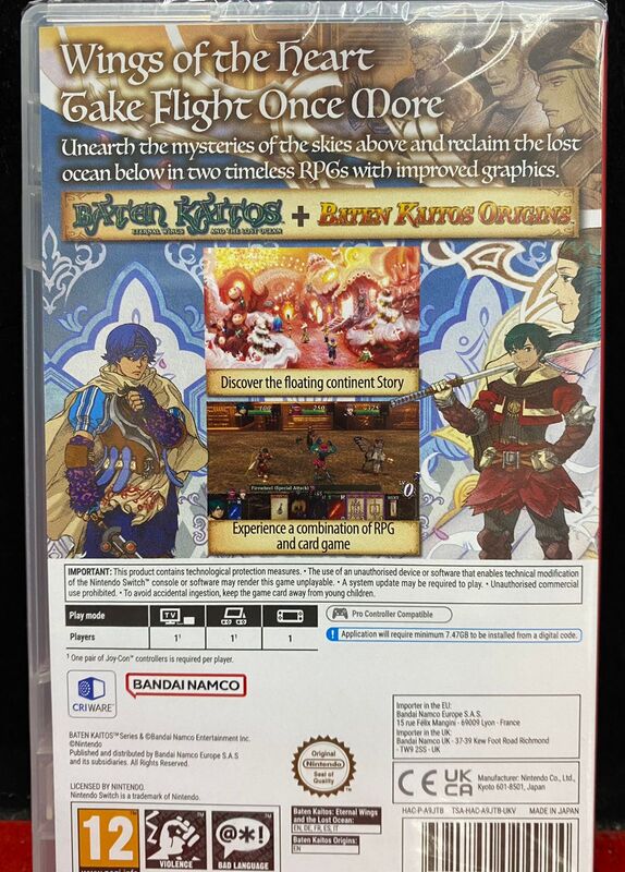 Switch Baten Kaitos 1+2 HD Remaster – GameStation