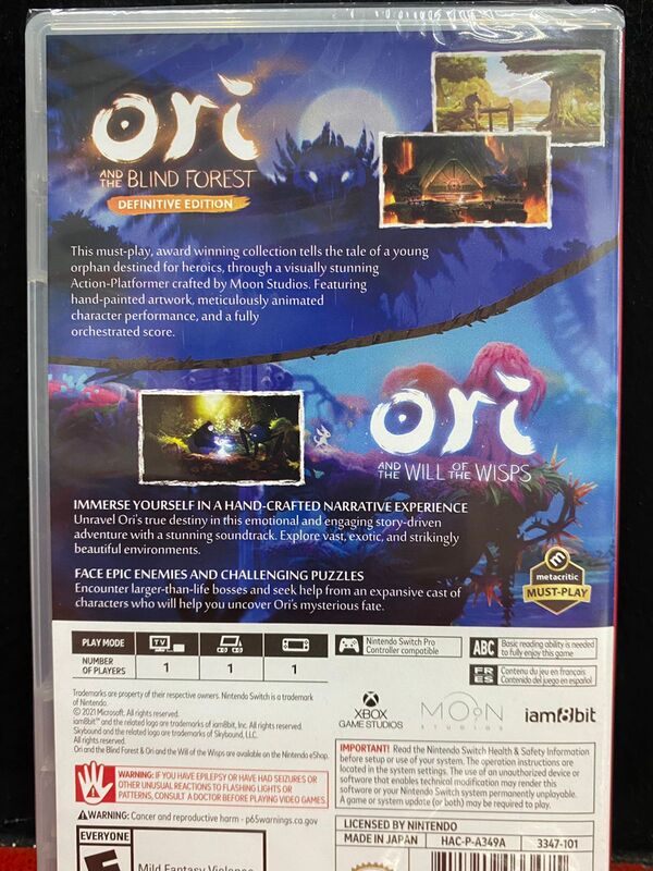 Switch Ori The Collection – GameStation