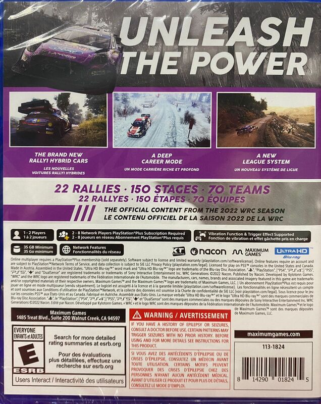 PS5 WRC Rally Generations – GameStation