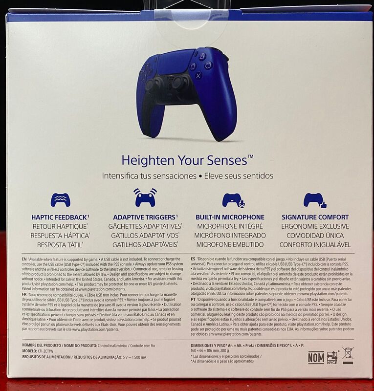PS5 Control DualSense Azul Cobalto Sony – GameStation