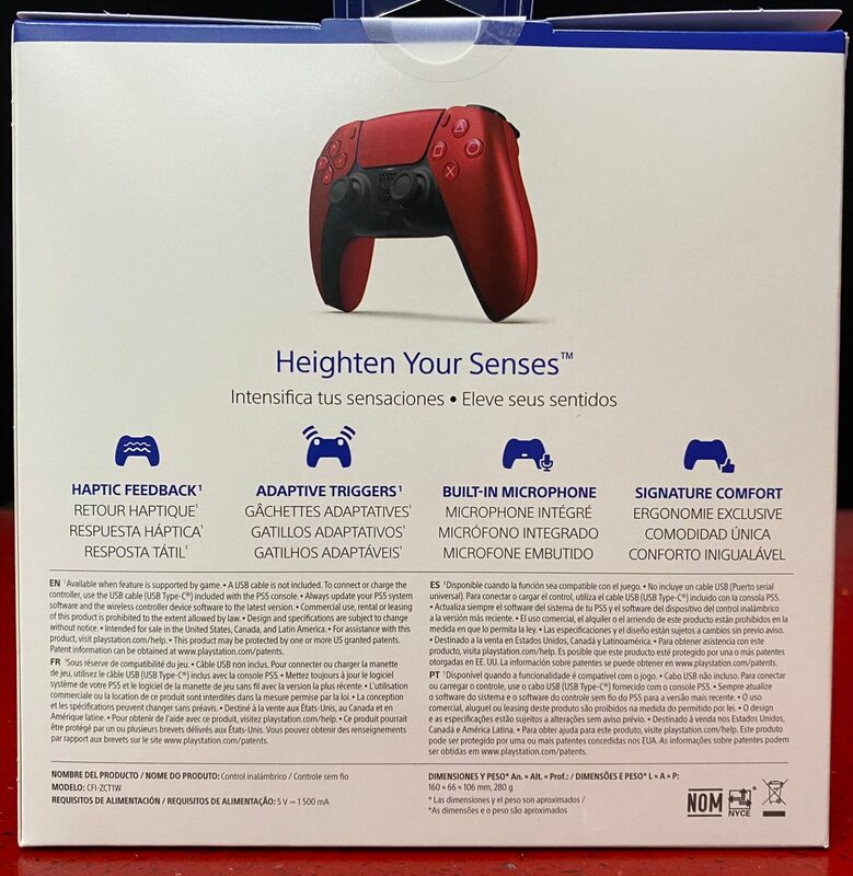 PS5 Control DualSense Volcanic Rojo Sony – GameStation