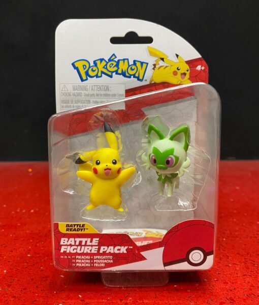 Pokemon Figura Battle Set – Pikachu Sprigatito JW – GameStation