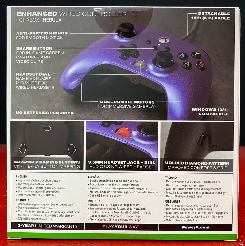 XBOX Control Alambrico Nebula PowerA – GameStation