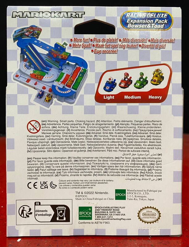 Juego de Mesa Mario Kart Racing Deluxe Bowser / Toad Epoch – GameStation