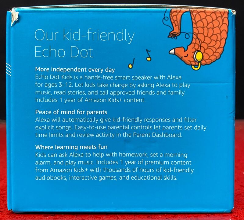 Parlante Echo Dot 5 Kids con Alexa Buho Amazon – GameStation