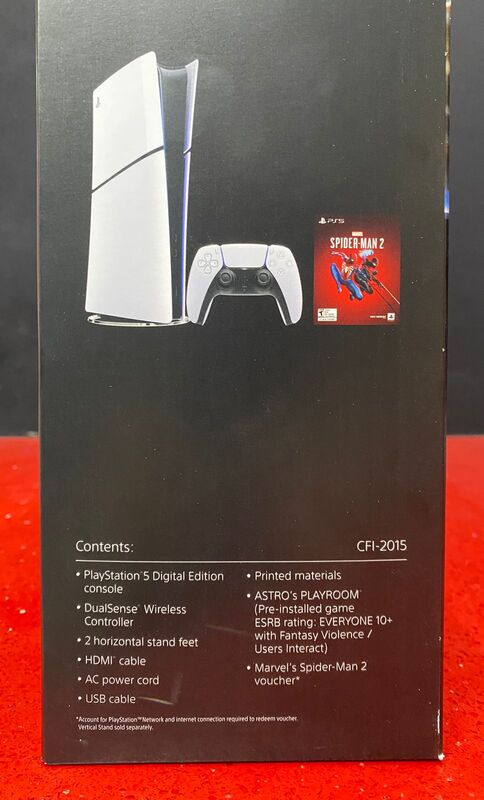 PS5 Consola Slim 1 TERA DIGITAL SpiderMan 2 Bundle Sony – GameStation