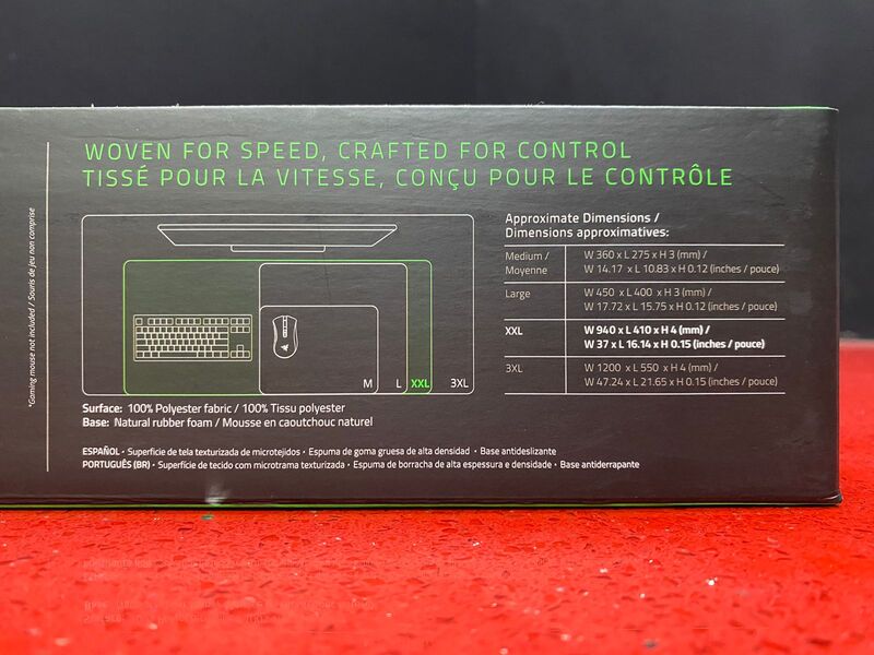 Mouse Pad Gaming Gigantus V2 XXL (37×16 pulg) Razer – GameStation