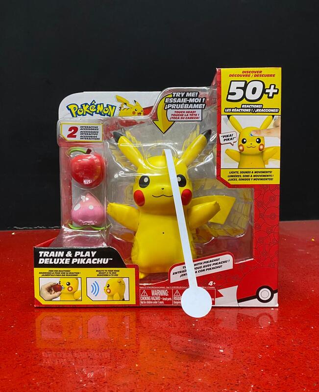 Pokemon Figura Train and Play Deluxe Pikachu JW – GameStation