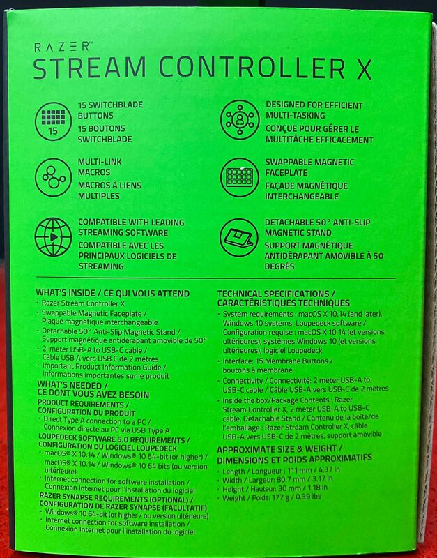 PC Control de Stream X Razer – GameStation