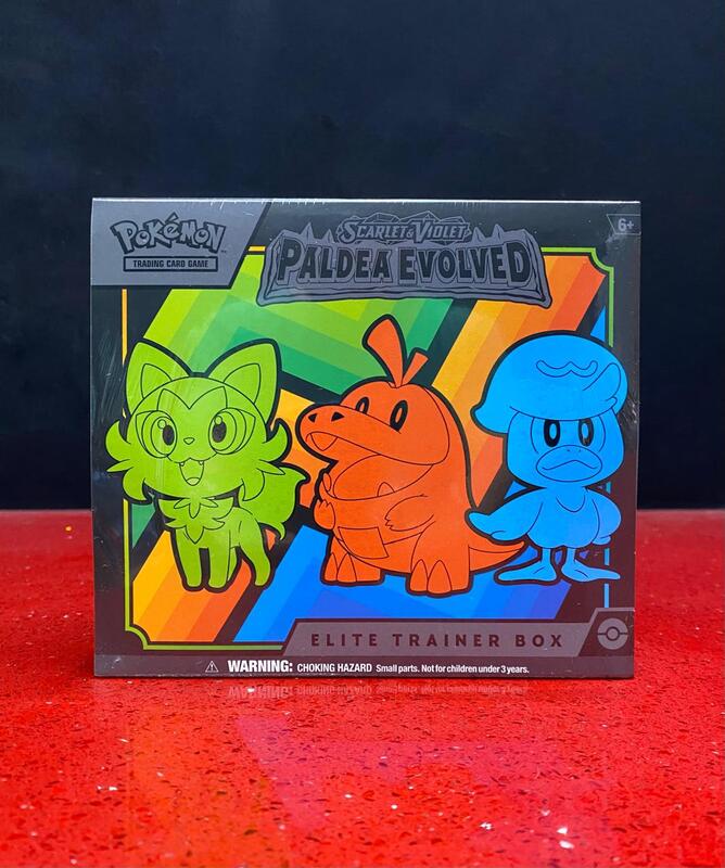 Juego de Cartas Pokemon Scarlet / Violet Paldea Evolved Elite Trainer ...