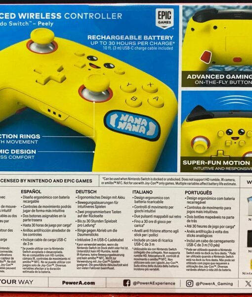 Switch Control Inalambrico Peely Fortnite PowerA – GameStation