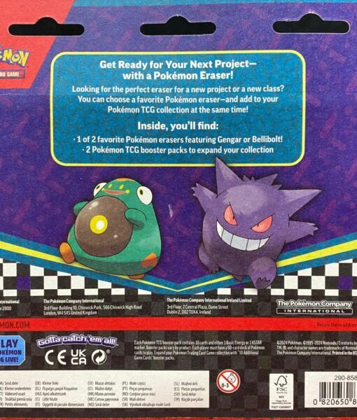 Juego de Cartas Pokemon BTS Borrador + 2 Booster Gengar – GameStation
