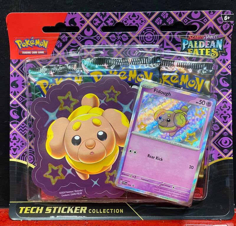 Juego de Cartas Pokemon SV Paldean Fates 3pack Booster – GameStation