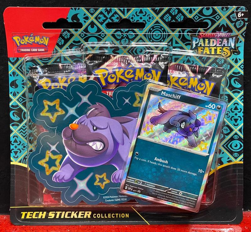 Juego de Cartas Pokemon SV Paldean Fates 3pack Booster – GameStation