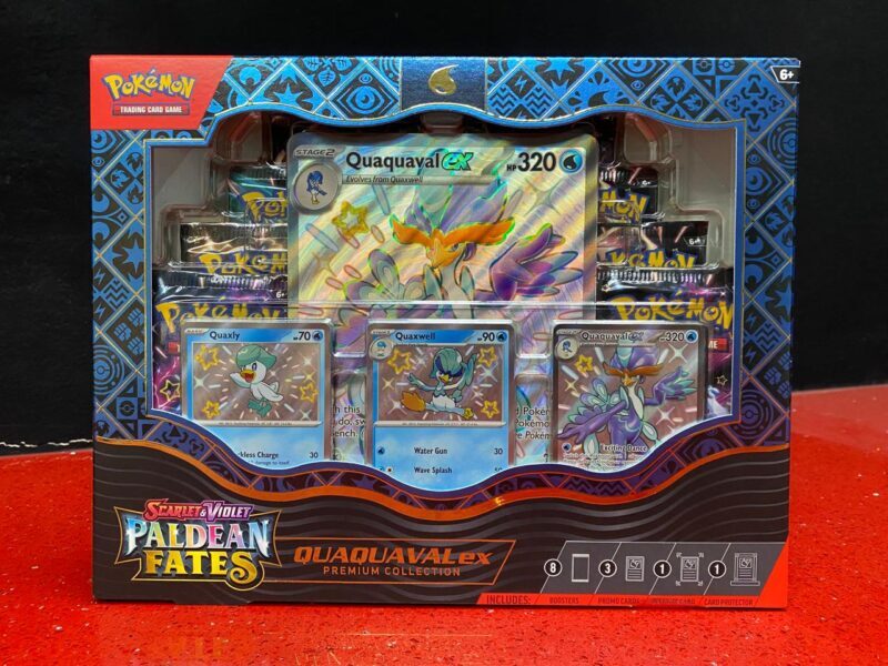 Juego de Cartas Pokemon SV Paldean Fates ex Premium Collection ...