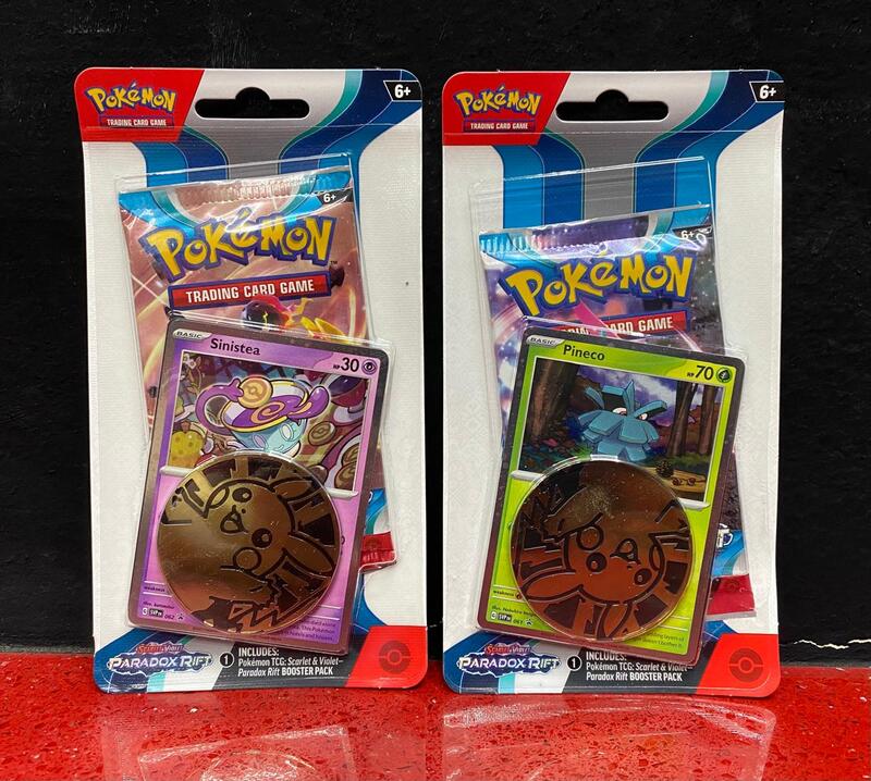 Juego de Cartas Pokemon SV Paradox Rift Booster 10pack con Moneda ...
