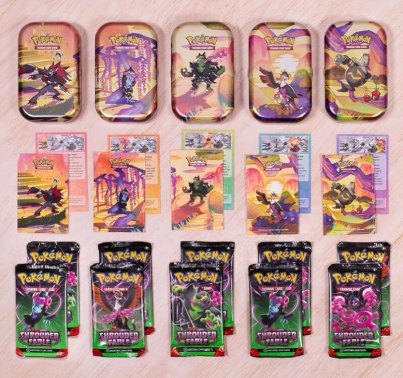 Juego de Cartas Pokemon SV Shrouded Fable Mini Tin – GameStation